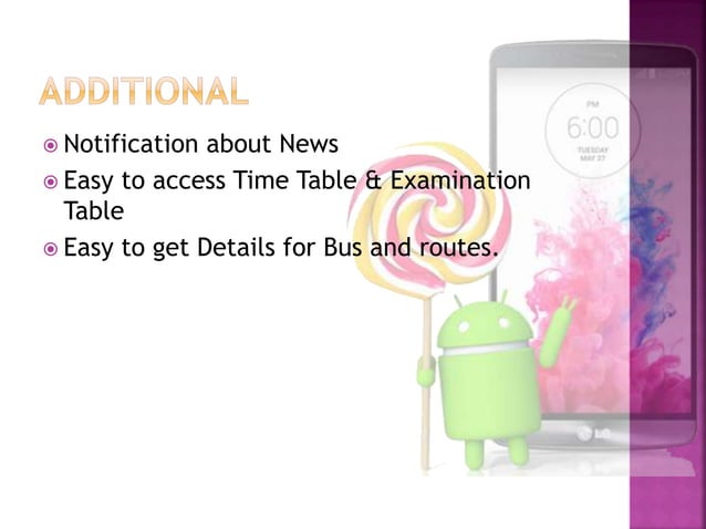 Android Synopsis | PPTX | Operating Systems | Computer Software and Applications