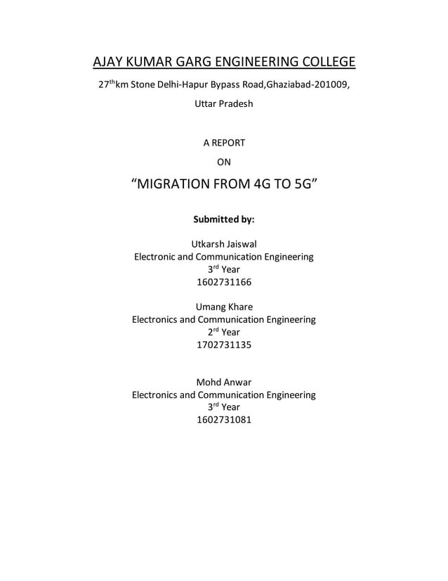Migration from 4G to 5G: A Complete synopsis guide on 4G to 5G ...