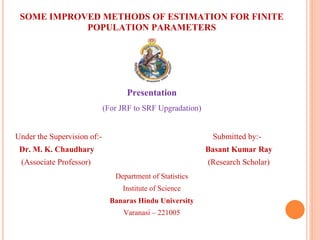Calibration approach for parameter estimation.pptx