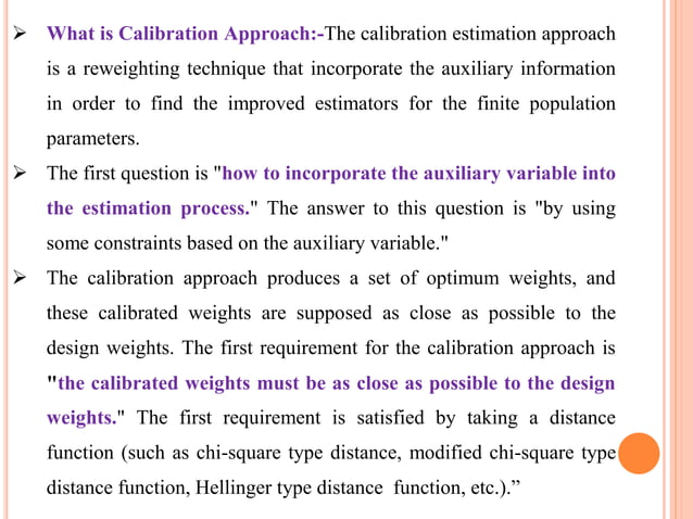 Calibration approach for parameter estimation.pptx