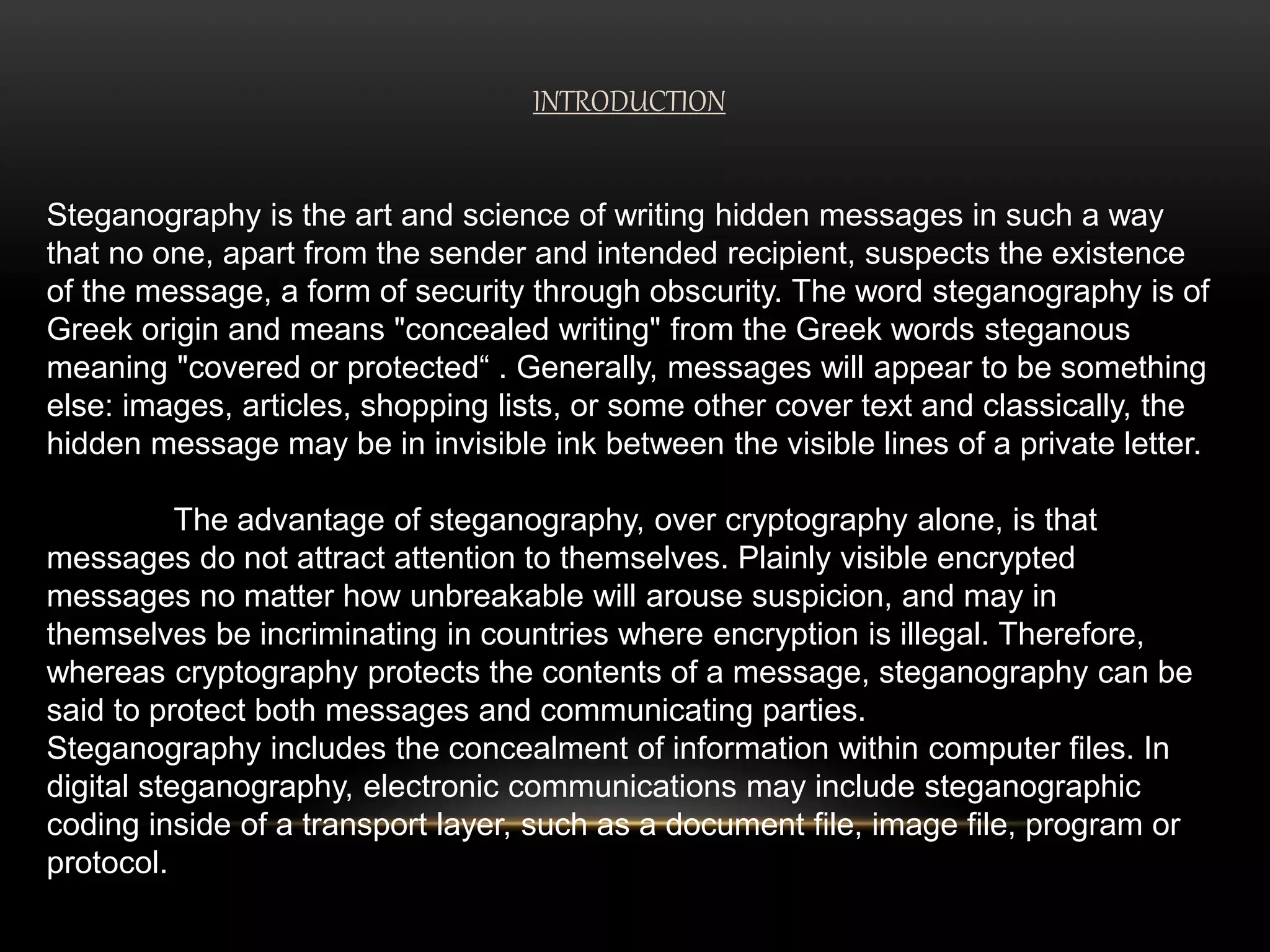 “Multimedia Steganography with Cipher Text and Compression ppt. | PPT