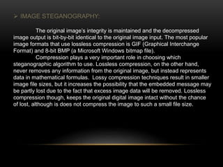 “Multimedia Steganography with Cipher Text and Compression ppt. | PPT