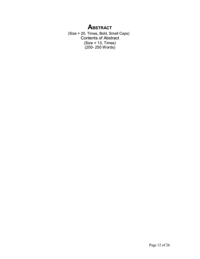 Synopsis format for project of BBA | PDF | Educational Assessment | Education