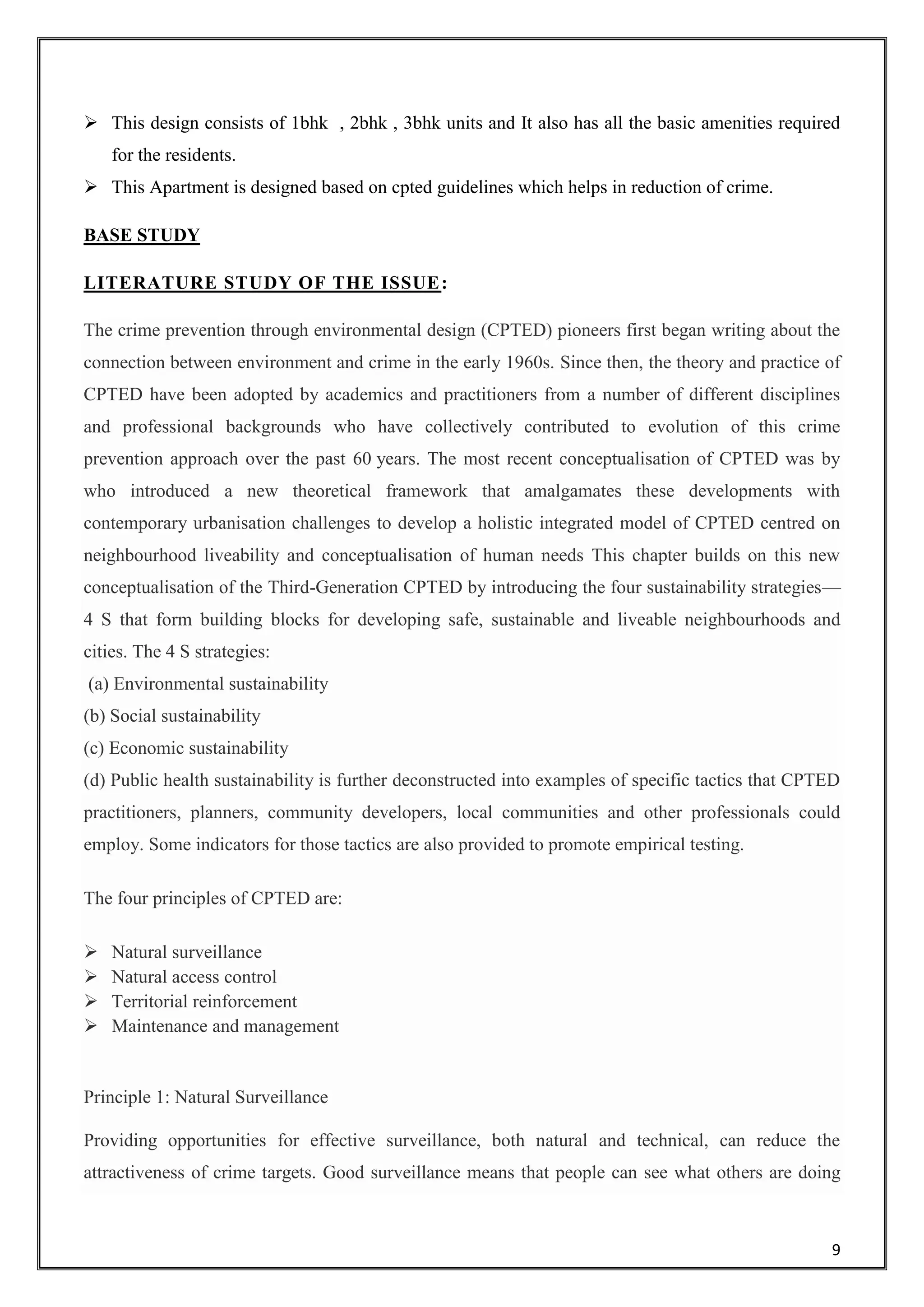 thesis(architecture ) : CPTED in housing apartment | PDF