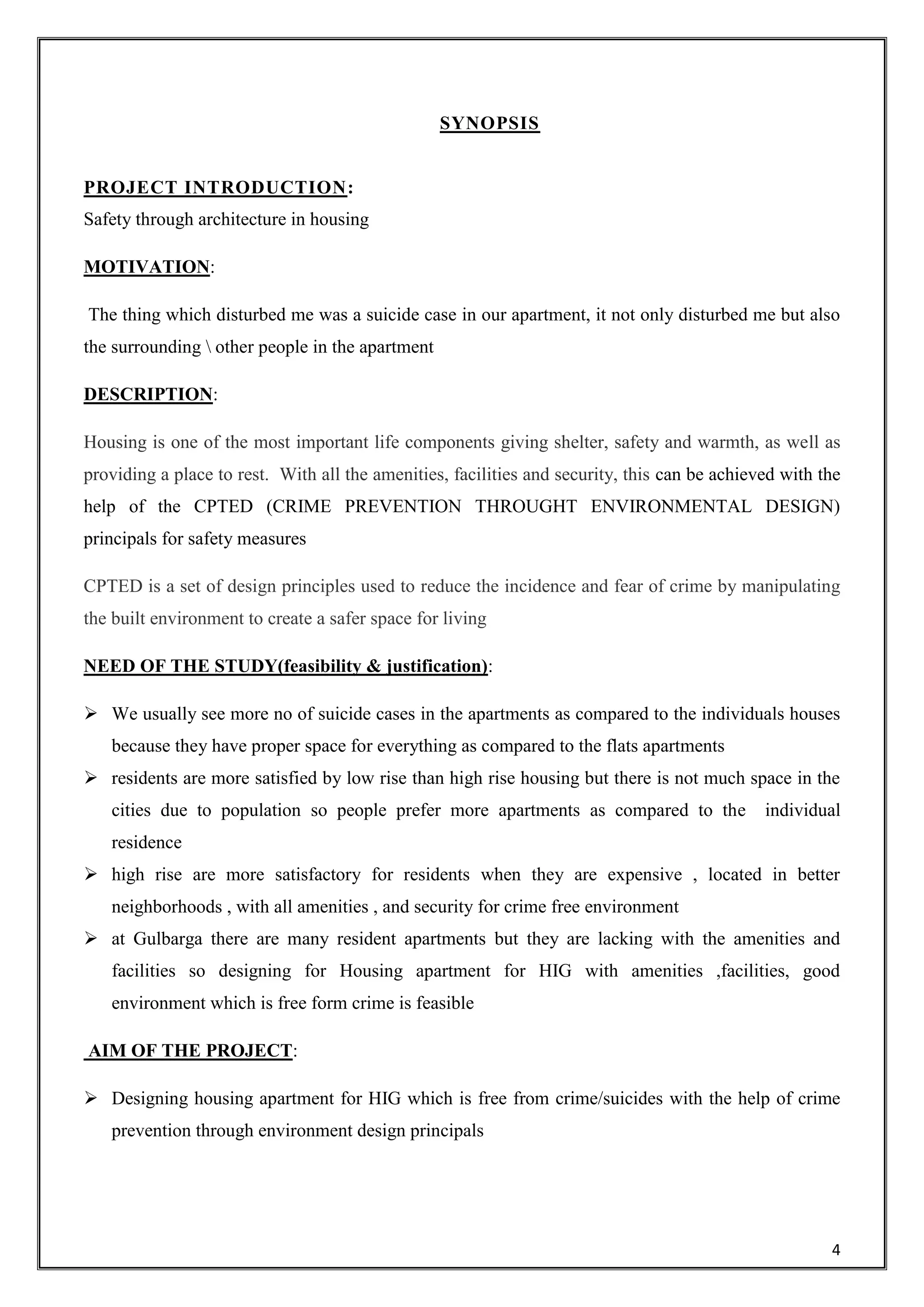 thesis(architecture ) : CPTED in housing apartment | PDF