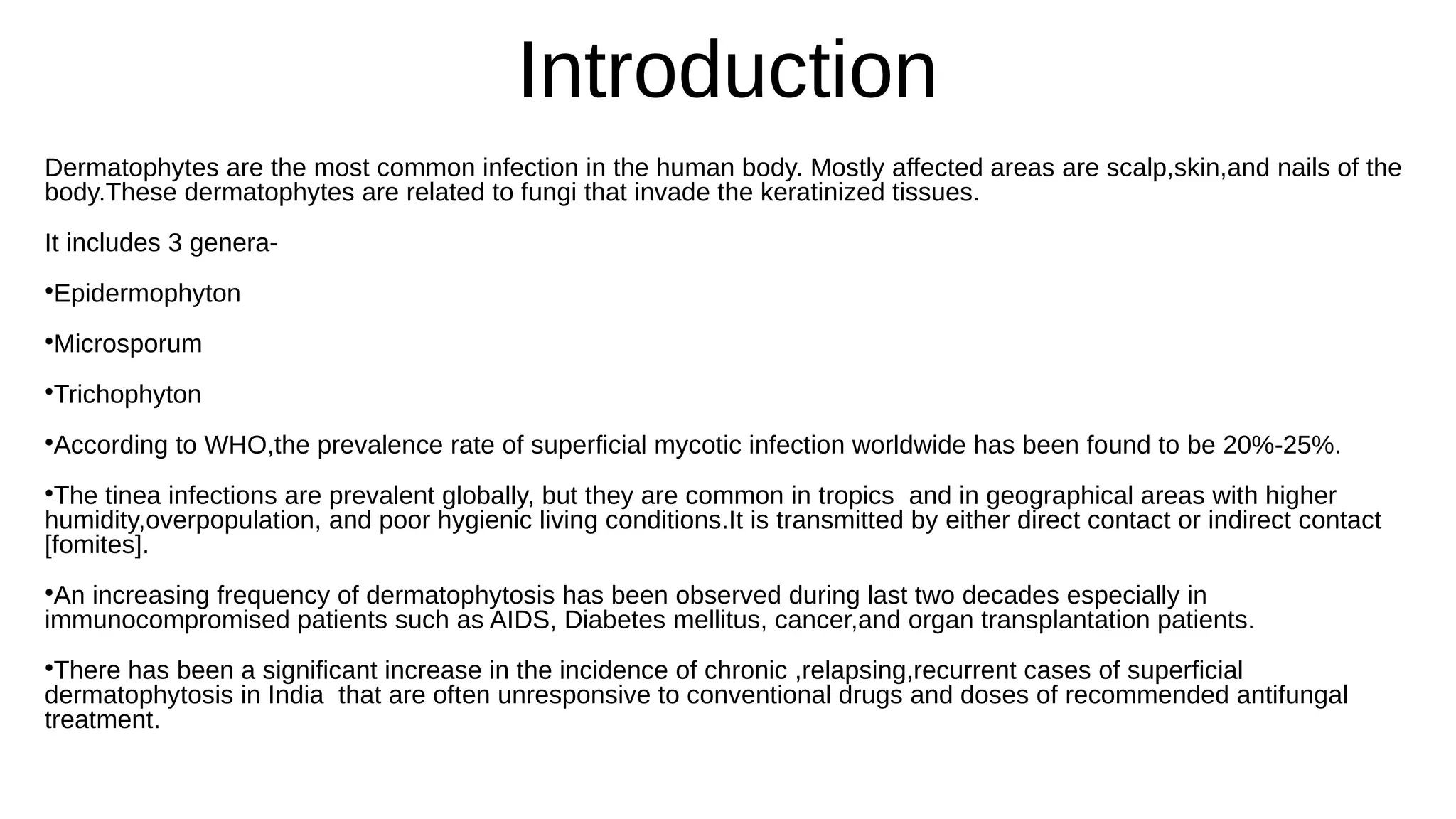 synopsis 2022 dermatophytes thesis on fungal infection.pptx