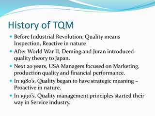 Total Quality Management... | PPTX