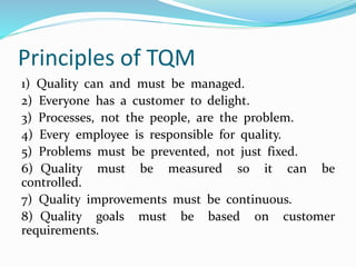 Total Quality Management... | PPTX
