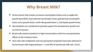 Efficacy and safety of intranasal application of humen milk | PPTX
