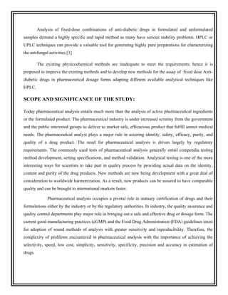 STABILITY INDICATING METHOD AND VALIDATION FOR SIMULTANEOUS ESTIMATION ...