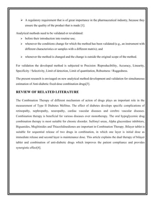 STABILITY INDICATING METHOD DEVELOPMENT AND VALIDATION FOR SIMULTANEOUS ...
