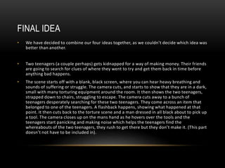 Synopsis ideas | PPT