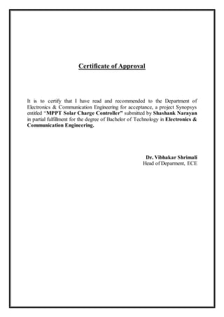 B. Tech. Minor Project Synopsis | DOCX