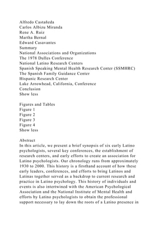Synopsis of key persons, events, and associations in the history.docx