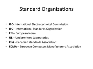 Synopsis of the various requirements of international standards | PPT ...