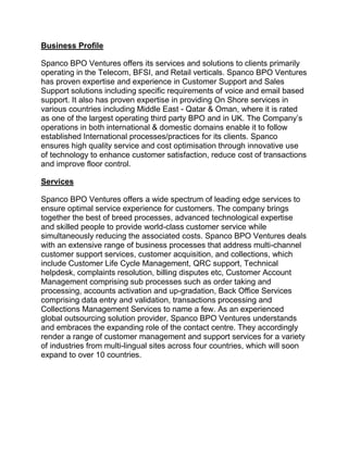 Synopsis pdf | PDF | Business | Business and Finance