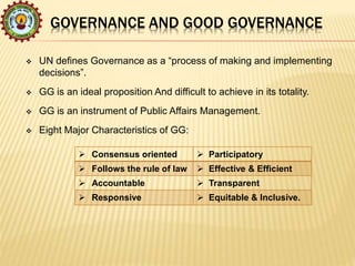 Good Governance: Ph.D. Presentation | PPTX | Business | Business and ...