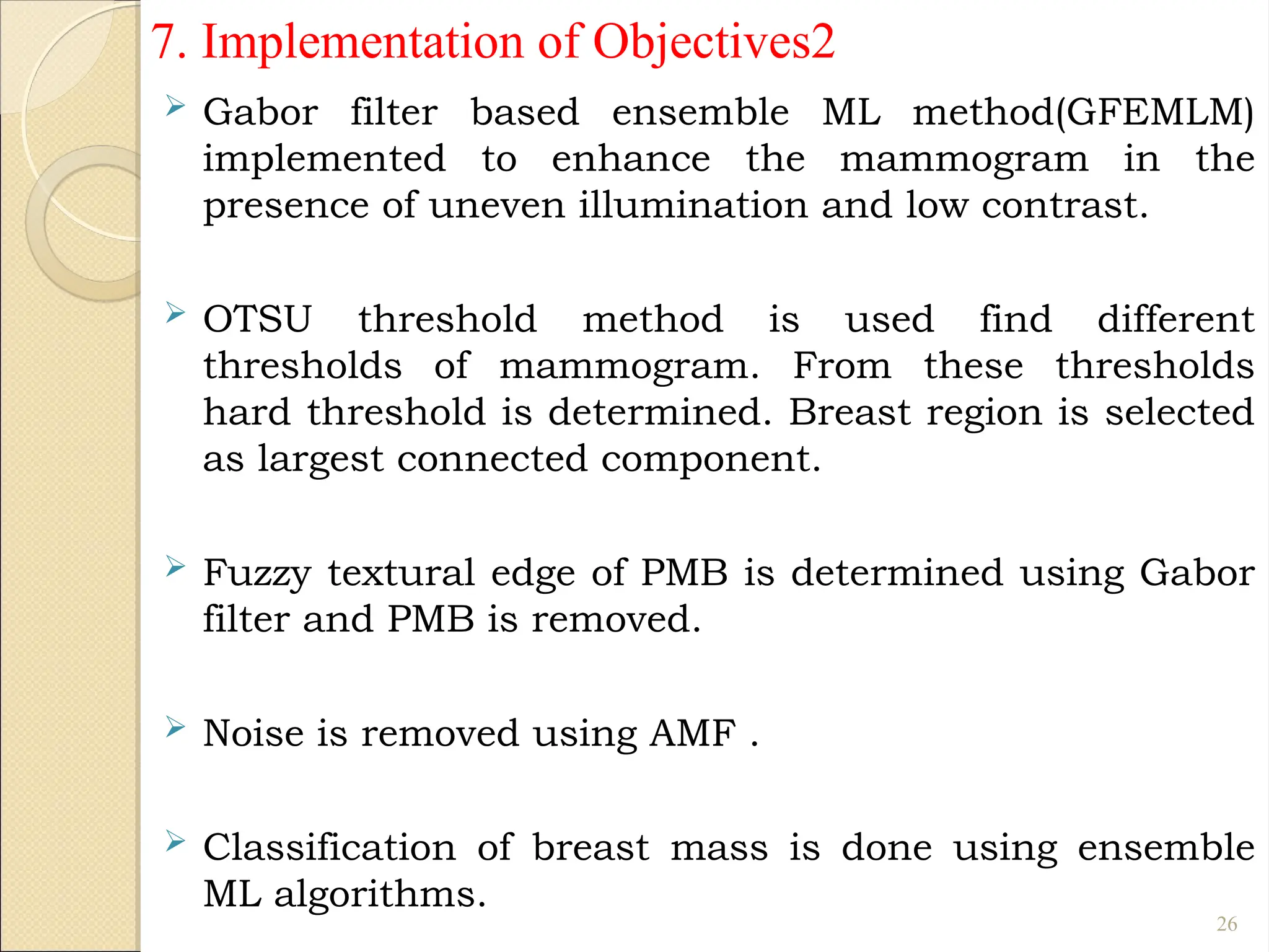 Early Detection And Classification Of Breast Cancer Using Mammograms