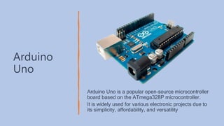 Arduino based automatic plant irrigation system | PPTX | Agriculture | Industries
