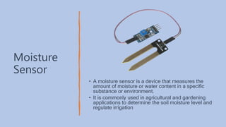 Arduino based automatic plant irrigation system | PPTX | Agriculture ...