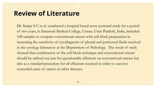 Synopsis on cell block and conventional smear.pptx