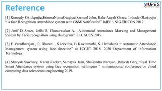 Synopsis Prsentation For Facial Recognition For Attendance management ...