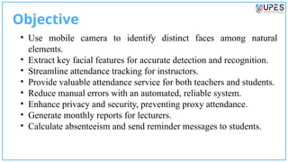 Synopsis Prsentation For Facial Recognition For Attendance management ...