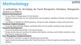 Synopsis Prsentation For Facial Recognition For Attendance management ...