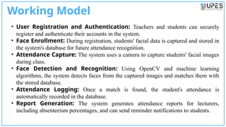 Synopsis Prsentation For Facial Recognition For Attendance management ...