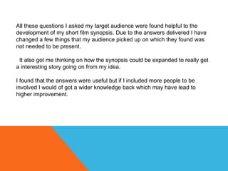 Synopsis questionnaire research analysis power | PPT