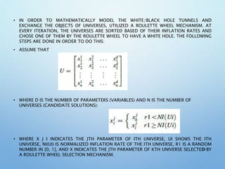 Improved Multi Verse Optimization Algorithm for solving Multiobjective optimum load dispatch | PPT