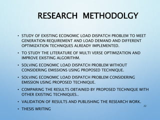 Improved Multi Verse Optimization Algorithm for solving Multiobjective optimum load dispatch | PPTX
