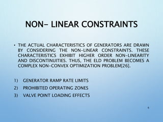 Improved Multi Verse Optimization Algorithm for solving Multiobjective optimum load dispatch | PPTX