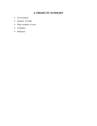 Project Synopsis sample | DOCX