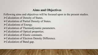 Synopsis slides 2022 final.pptx | Chemistry | Science