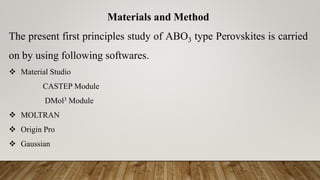 Synopsis slides 2022 final.pptx | Chemistry | Science