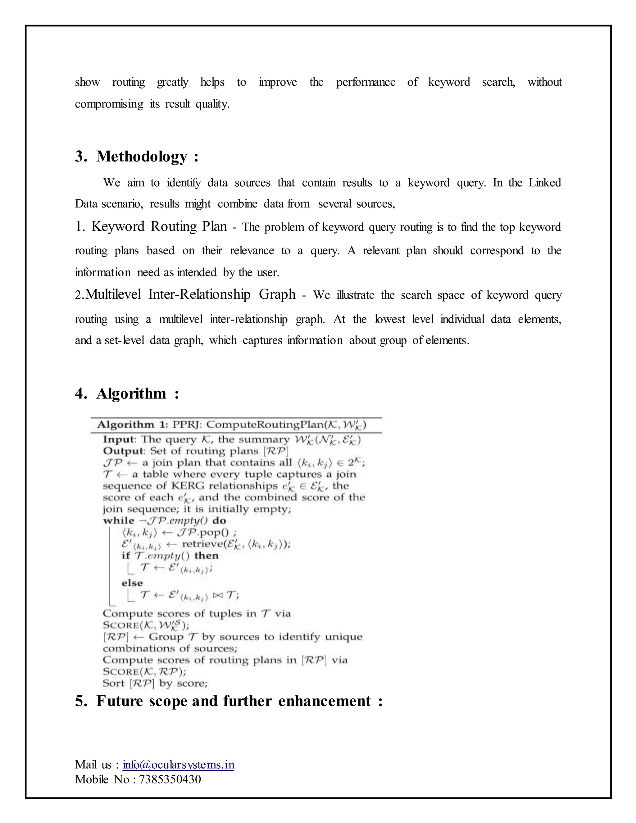 Keyword Query Routing | PDF