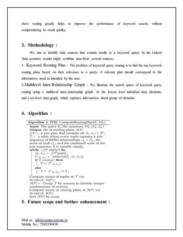 Keyword Query Routing | PDF Keyword Query Routing | PDF