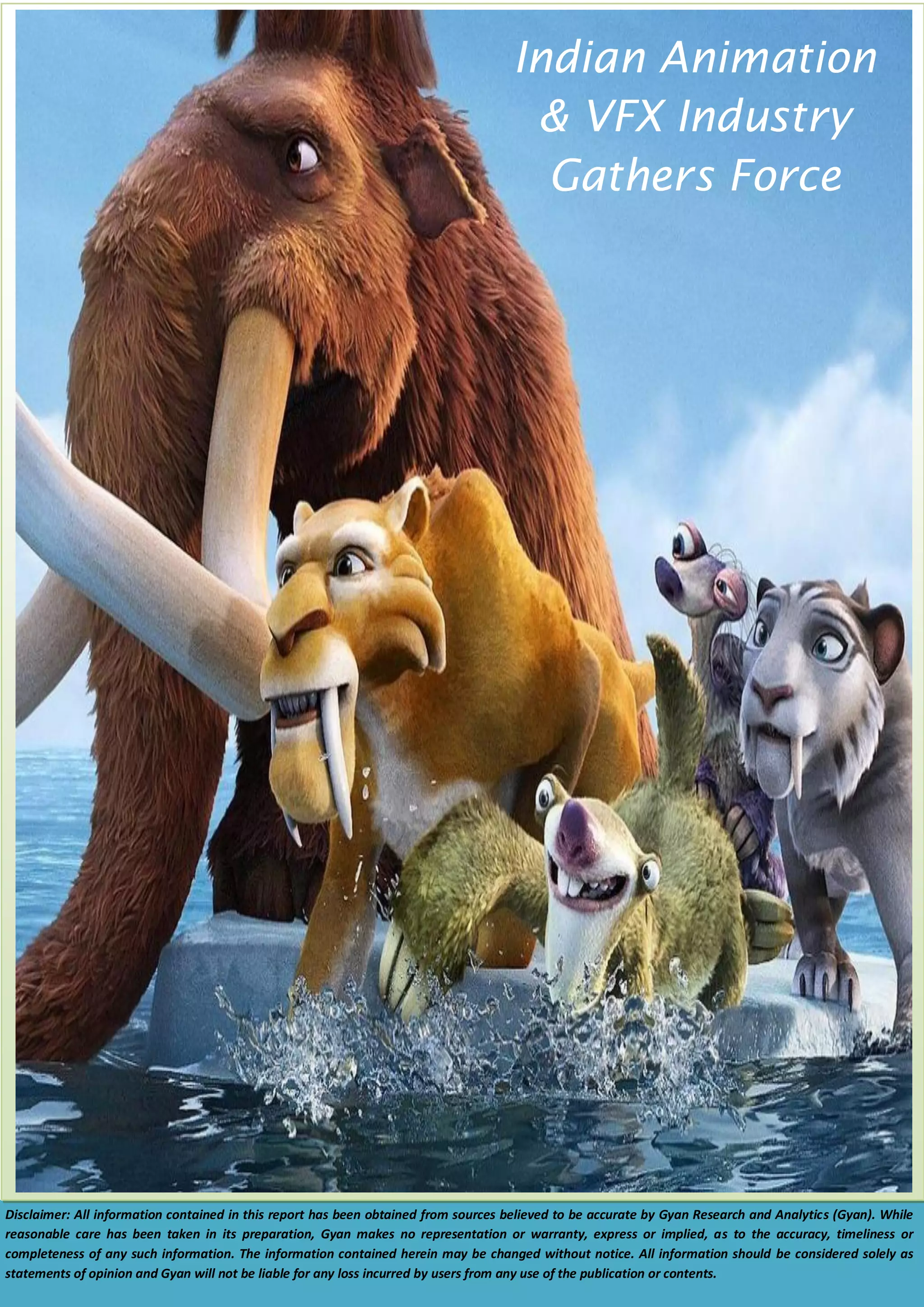 Synopsis & toc sectoral capsule -animation & vfx industry | PDF | Media ...