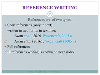 Synopsis writing....important instructions | PPT