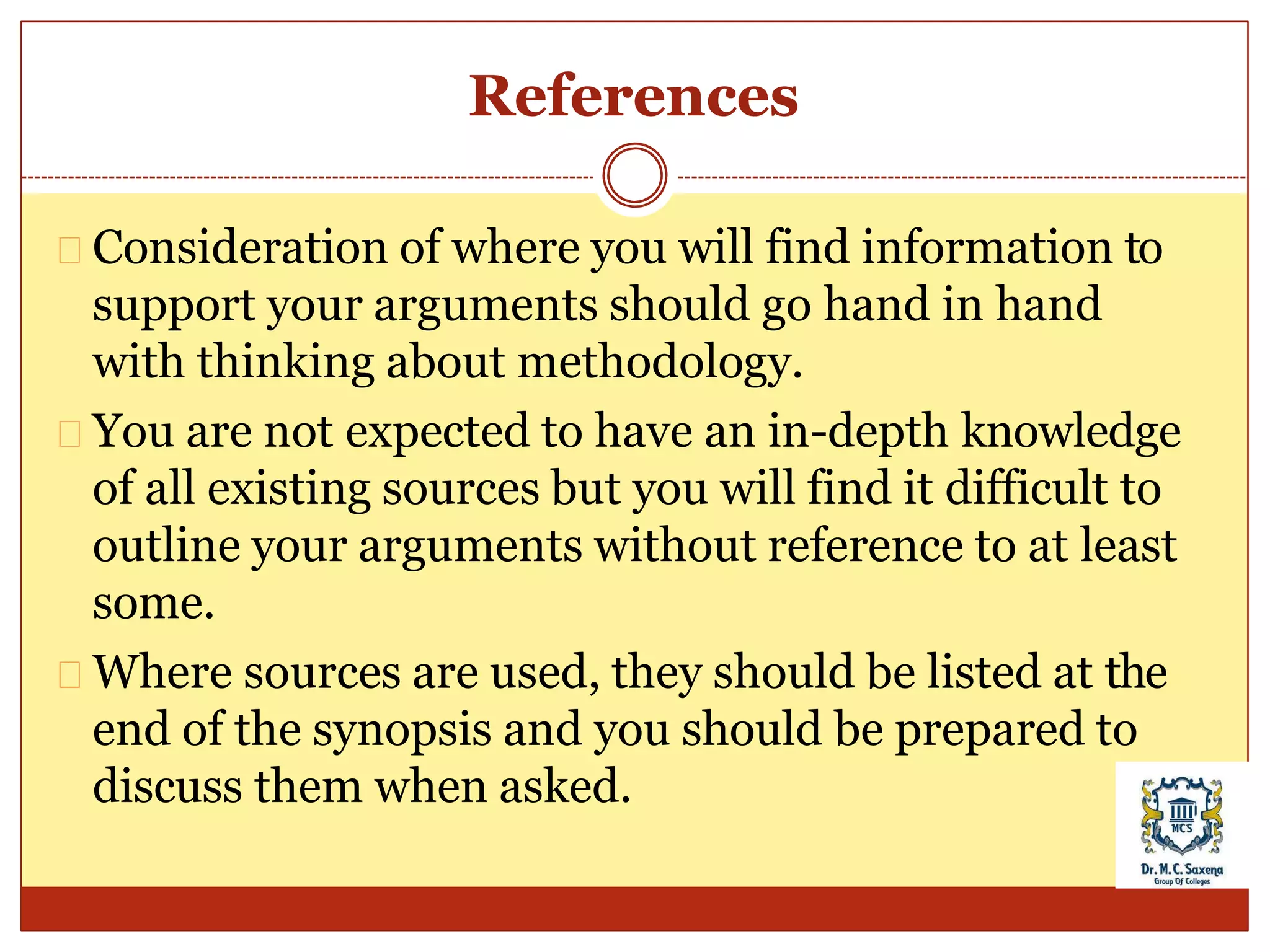 Synopsiswriting | PPTX