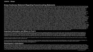 Synopsys and Ansys Acquisition_FINAL.pdf