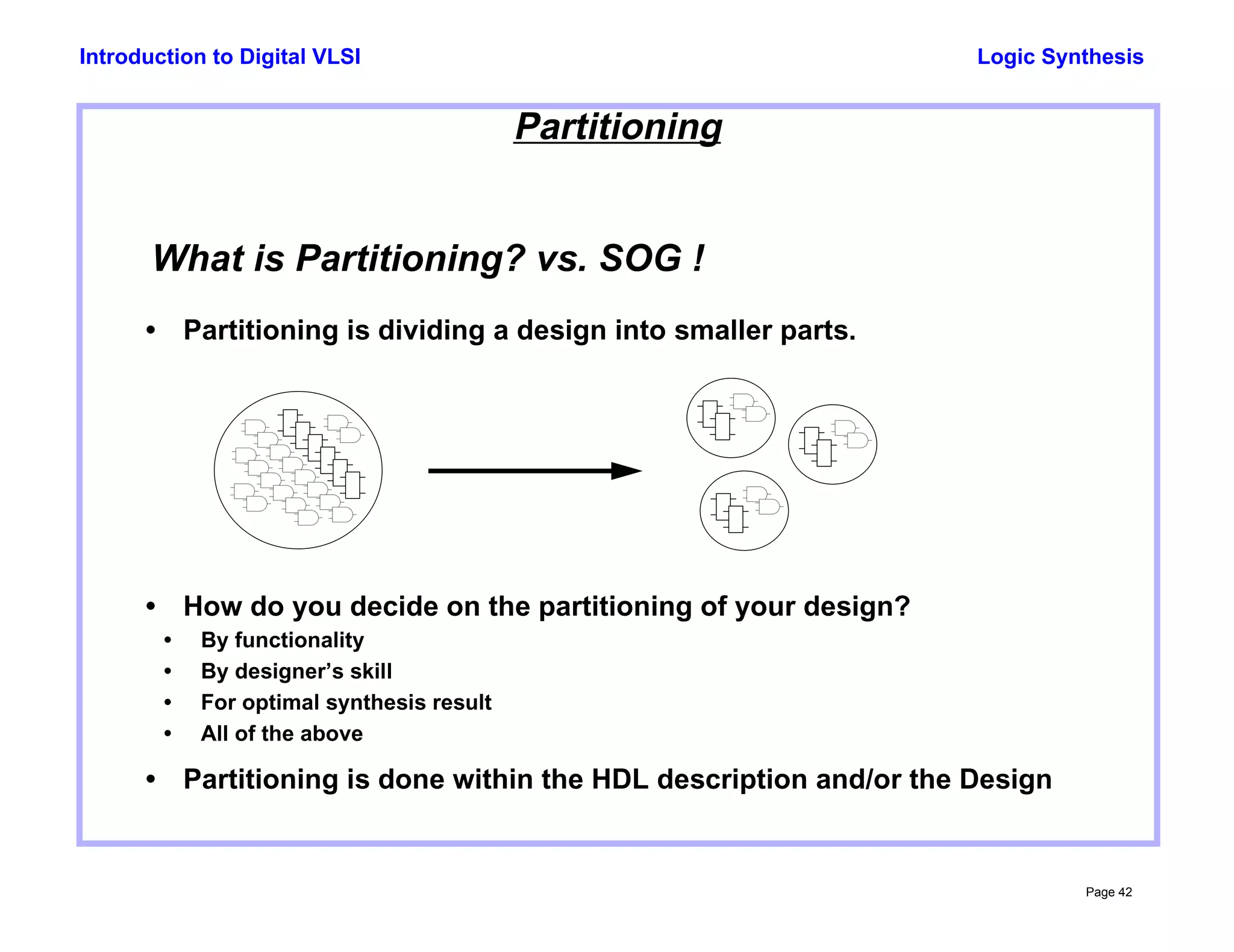 synopsys logic synthesis | PDF