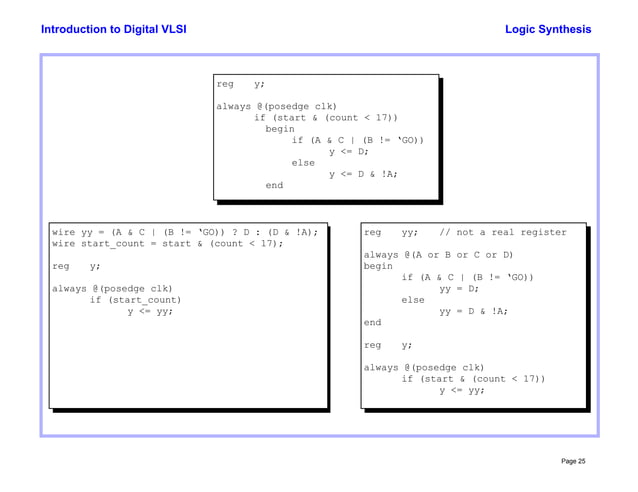 synopsys logic synthesis | PDF