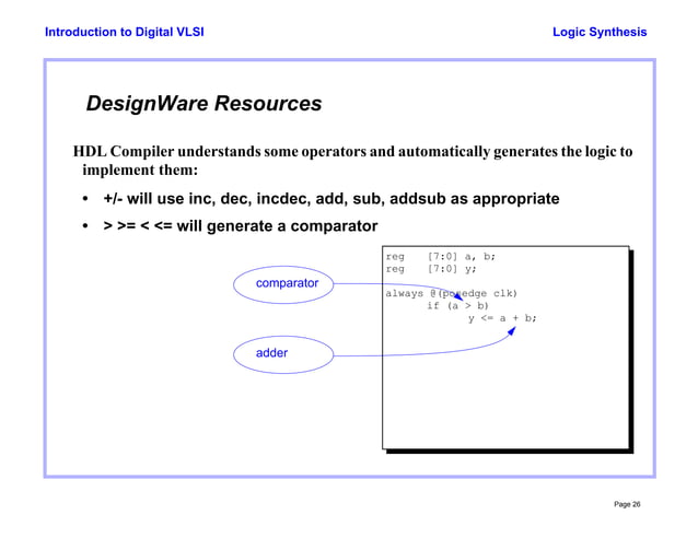 synopsys logic synthesis | PDF