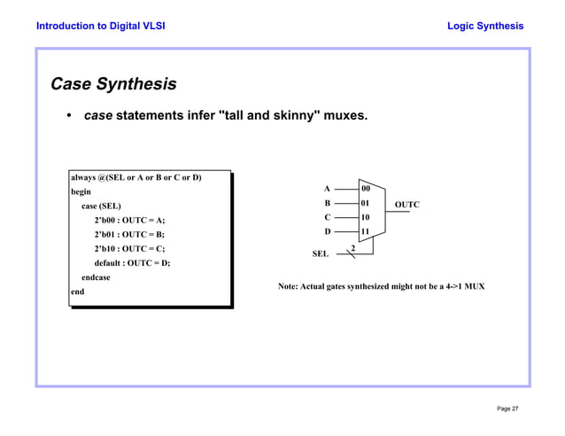 synopsys logic synthesis | PDF