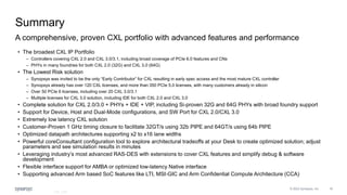 Q1 Memory Fabric Forum: Building Fast and Secure Chips with CXL IP | PPT