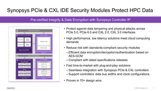 Q1 Memory Fabric Forum: Building Fast and Secure Chips with CXL IP | PPT