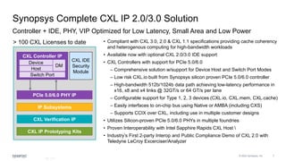 Synopsys: Achieve First Pass Silicon Success with Synopsys CXL IP Solutions | PPT