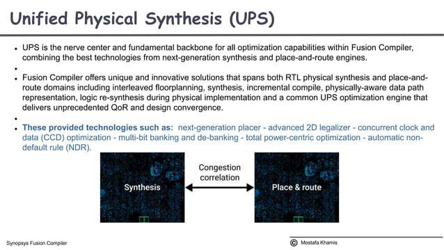Synopsys Fusion Compiler-Comprehensive RTL-to-GDSII Implementation ...